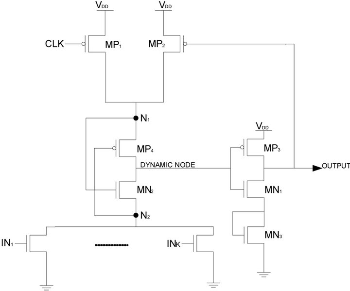 A New Technique for Leakage Reduction in 65 nm Footerless Domino Circuits