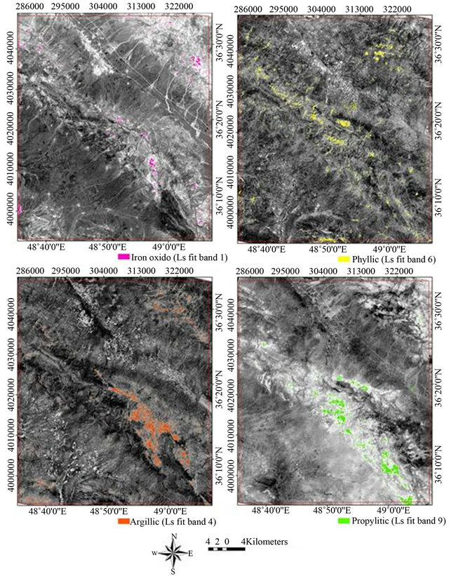 Separation of Alteration Zones on ASTER Data and Integration with ...