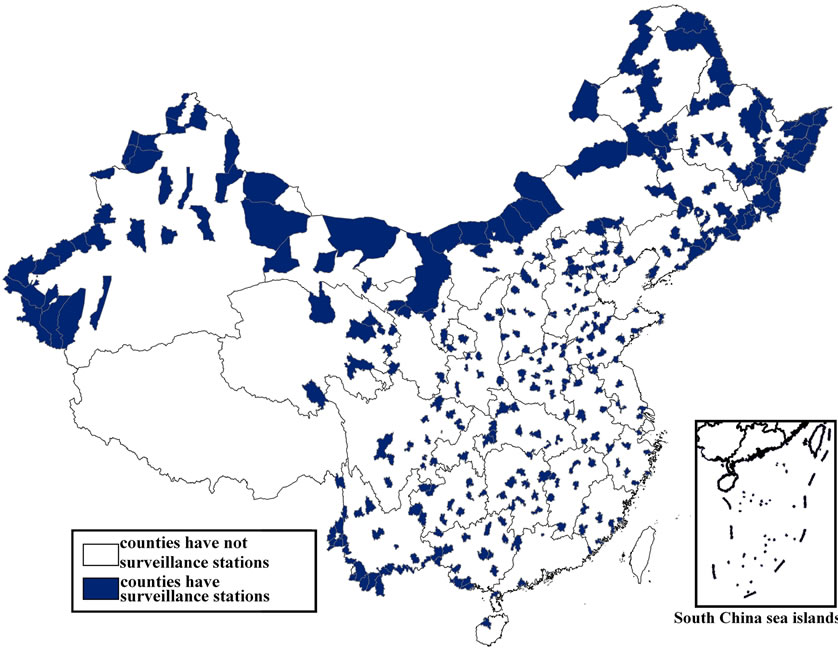 The patterns and risks for disease spreading of cattle movement in China