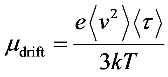 Drift Mobility, Diffusion Coefficient of Randomly Moving Charge ...