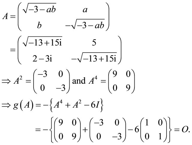 A Generalization of the Cayley-Hamilton Theorem