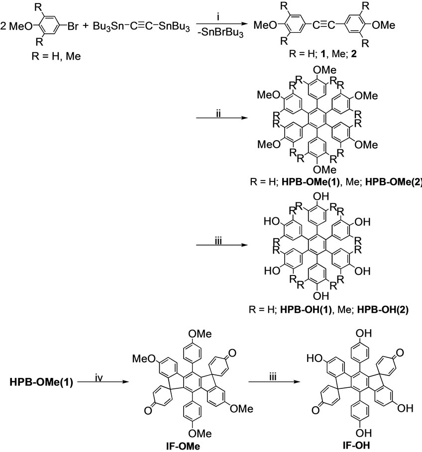 Synthesis and Solvatochromic Behavior of Hexaphenylbenzenes and Indeno[1,2- b ]fluorene ...