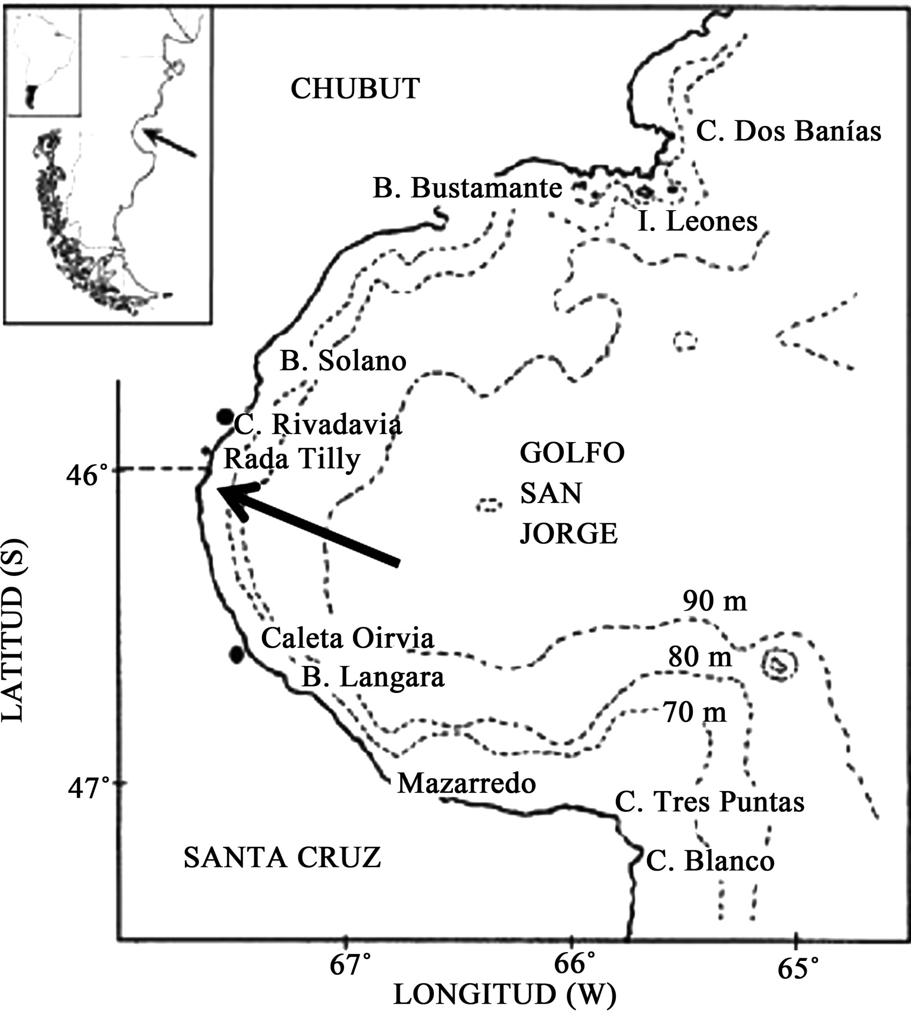 Presence of the deep-bodied pipefish, Leptonotus blainvilleanus (Eydoux ...