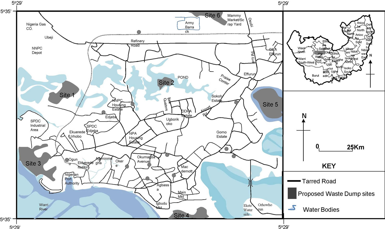 Effects of Solid Waste on Urban Warming in Warri Metropolis, Nigeria