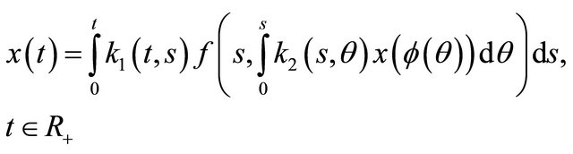 Existence Theorem for a Nonlinear Functional Integral Equation and an ...