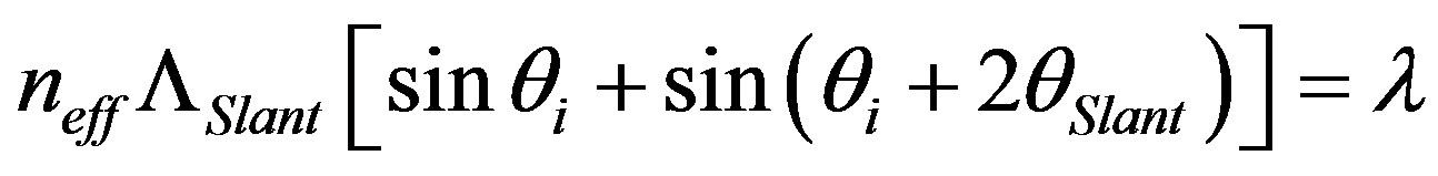 Bragg-Angle Diffraction in Slant Gratings Fabricated by Single-Beam ...