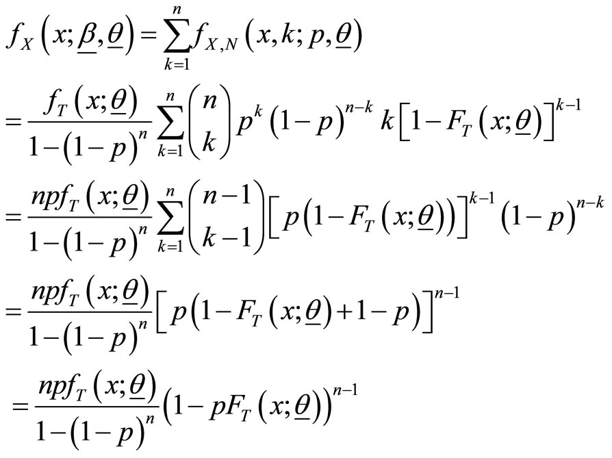 A Class of Truncated Binomial Lifetime Distributions