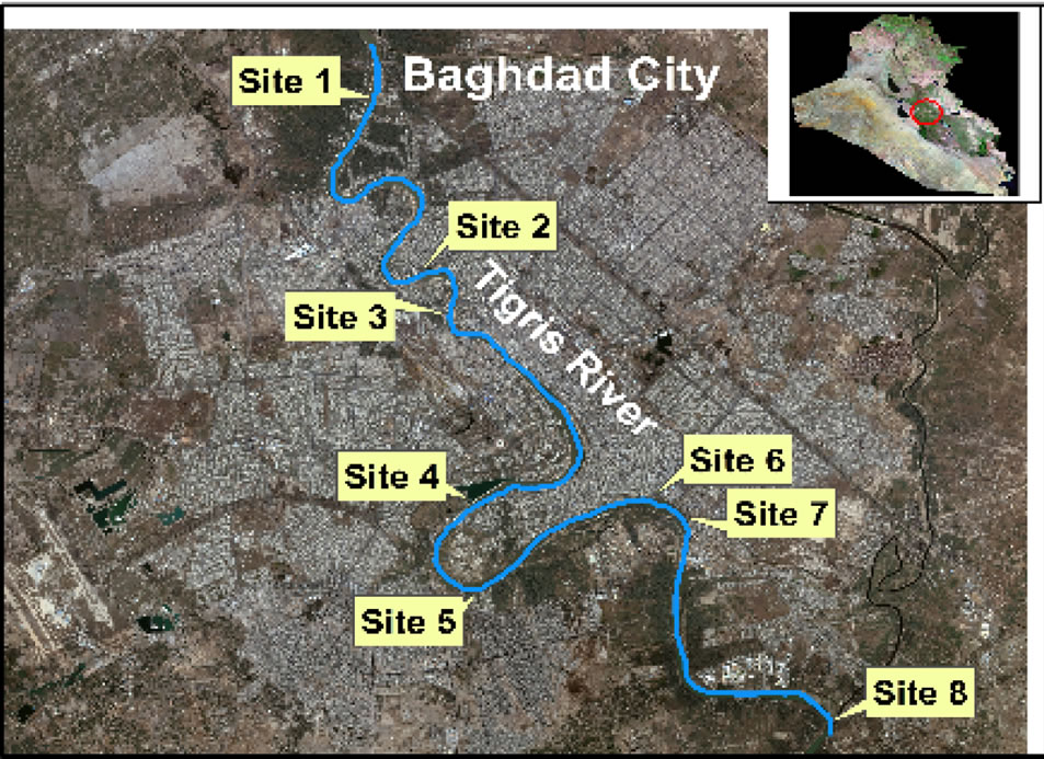 Assessment of Water Quality in Tigris River-Iraq by Using GIS Mapping