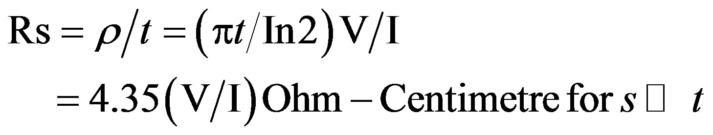 Electrical Properties Of Nano Tio 2 Thin Film Using Spin Coating Method