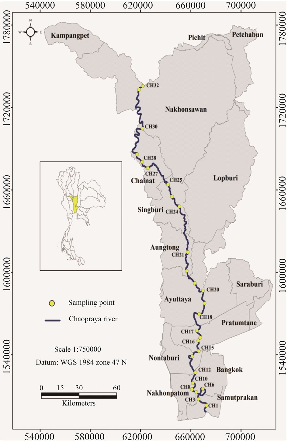 Spatio-Temporal Variations in Water Quality of the Chao Phraya River ...