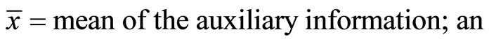 Effect Of Correlation Level On The Use Of Auxiliary Variable In Double Sampling For Regression