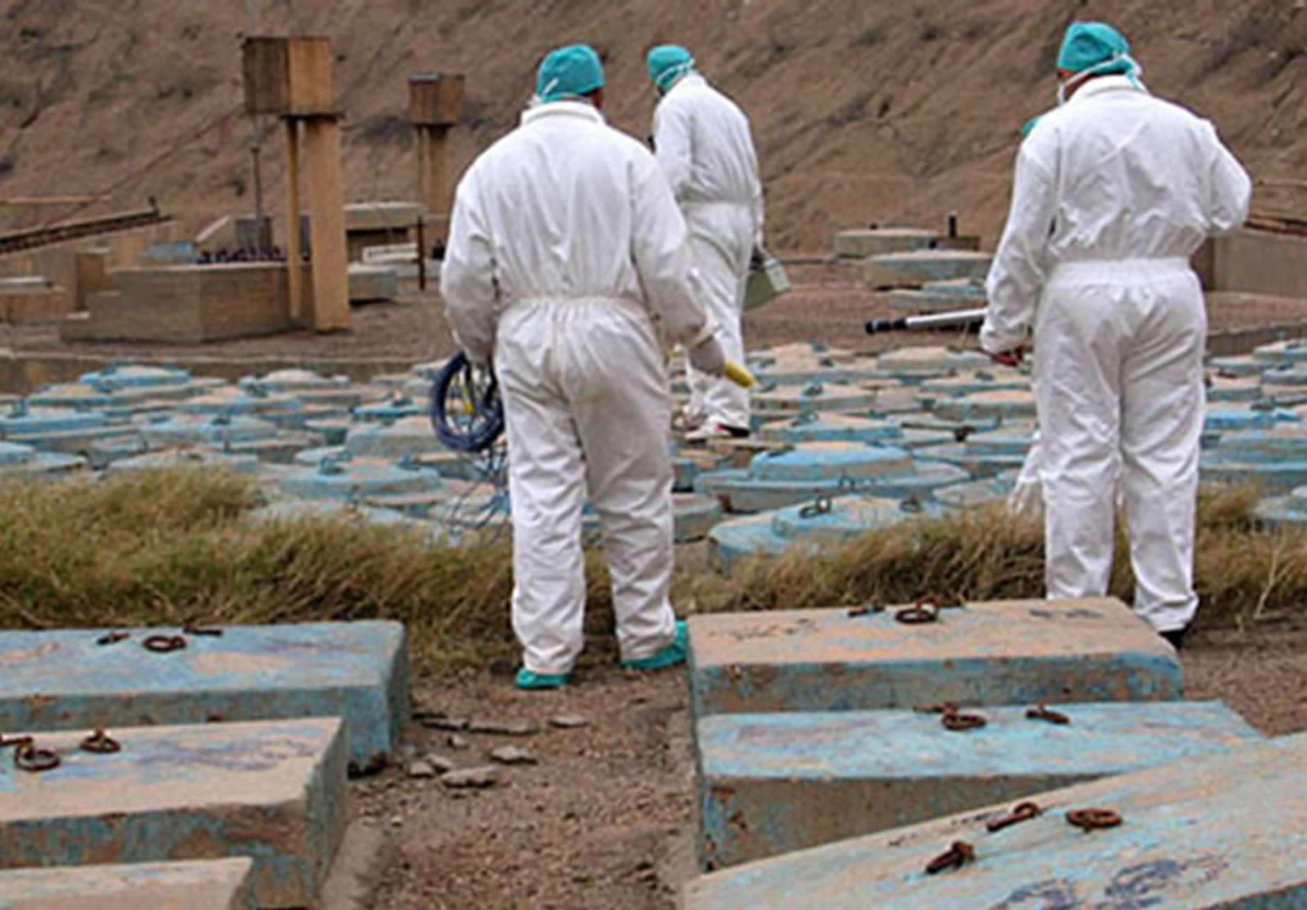 Suggested landfill sites for hazardous waste in Iraq