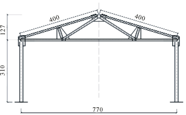 Bamboo Trusses with Low Cost and High Ductility Joints