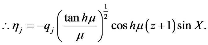 Hamiltonian Formulation for Water Wave Equation