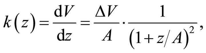Hyperbolic Velocity Model