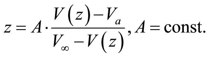Hyperbolic Velocity Model