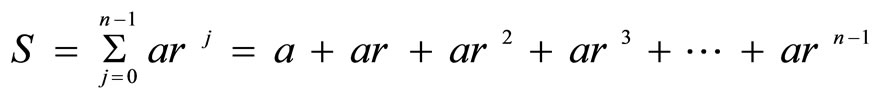 Applications of exponential decay and geometric series in effective ...