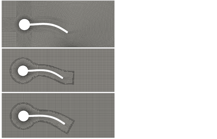 An Overset Grid Method for Fluid-Structure Interaction