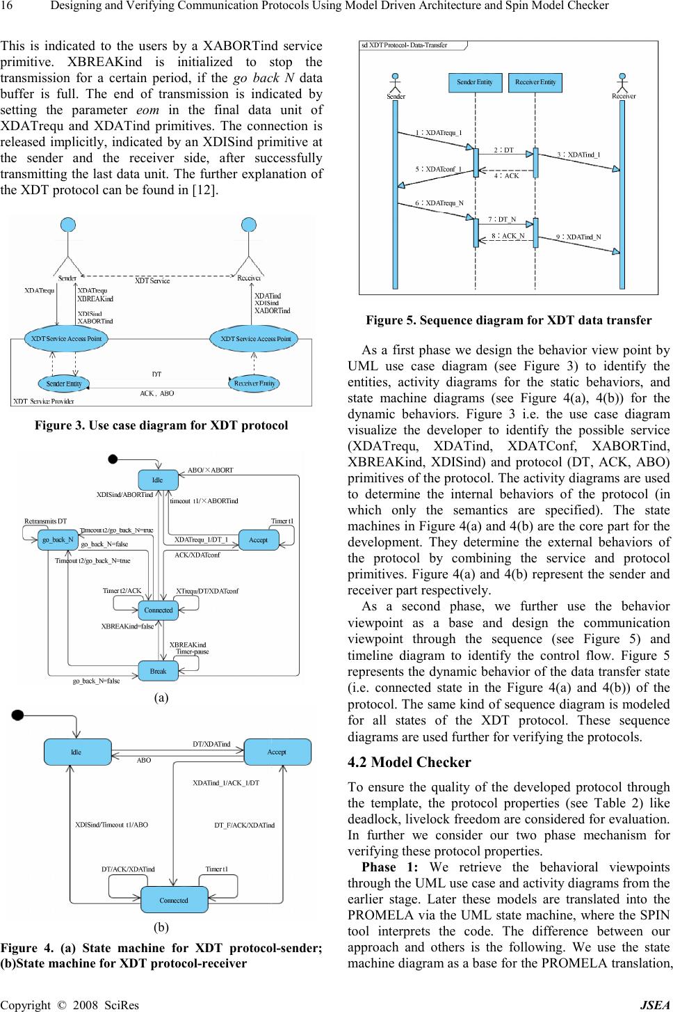 Designing and Verifying Communication Protocols Using Model Driven ...