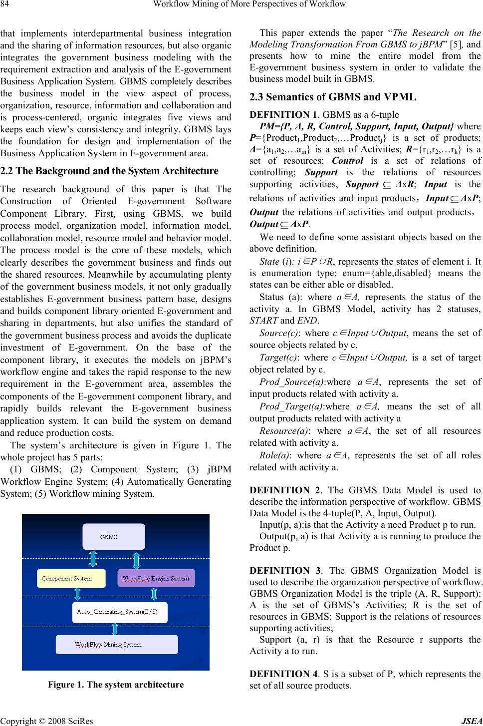 Workflow Mining of More Perspectives of Workflow