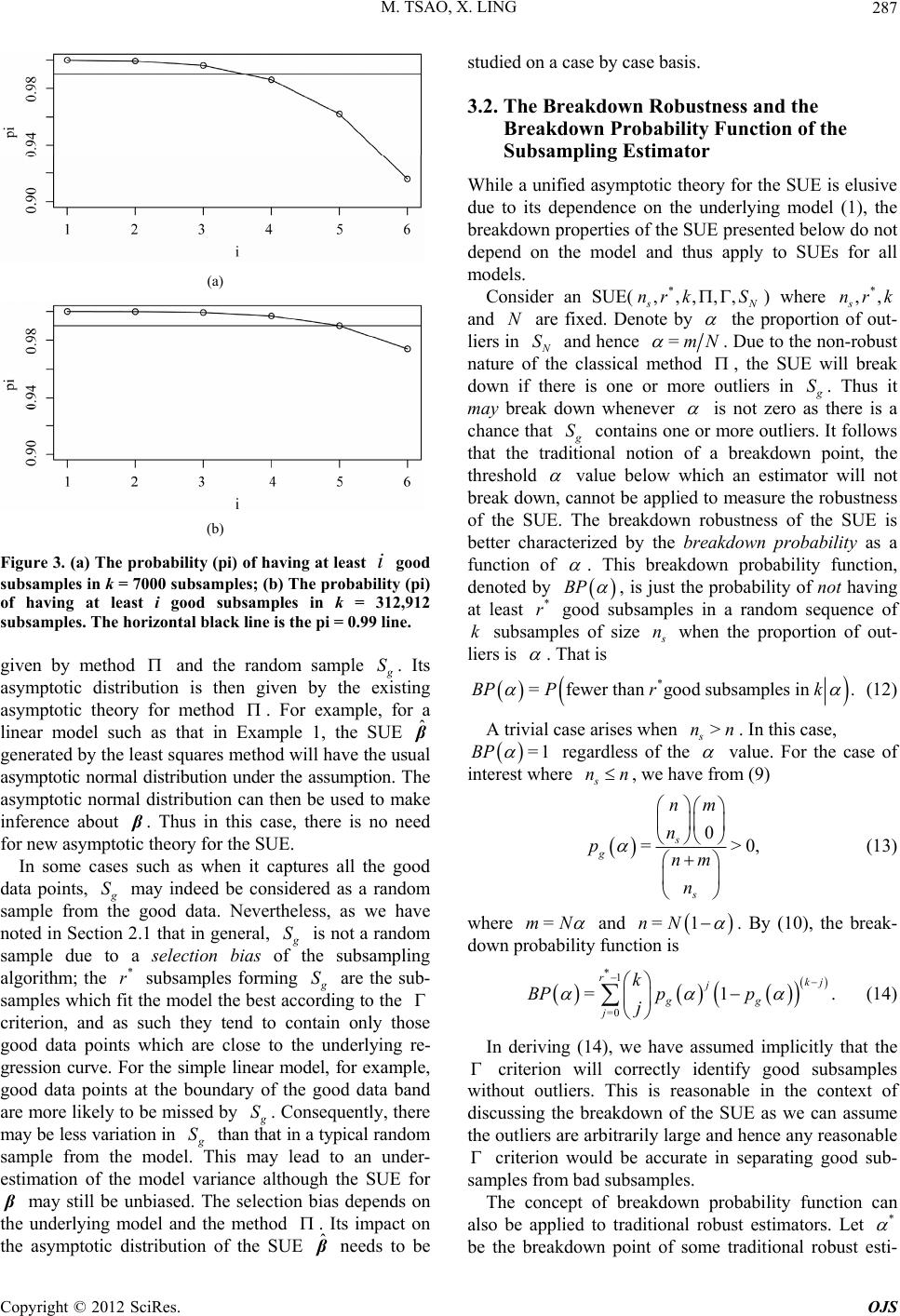 Subsampling Method for Robust Estimation of Regression Models