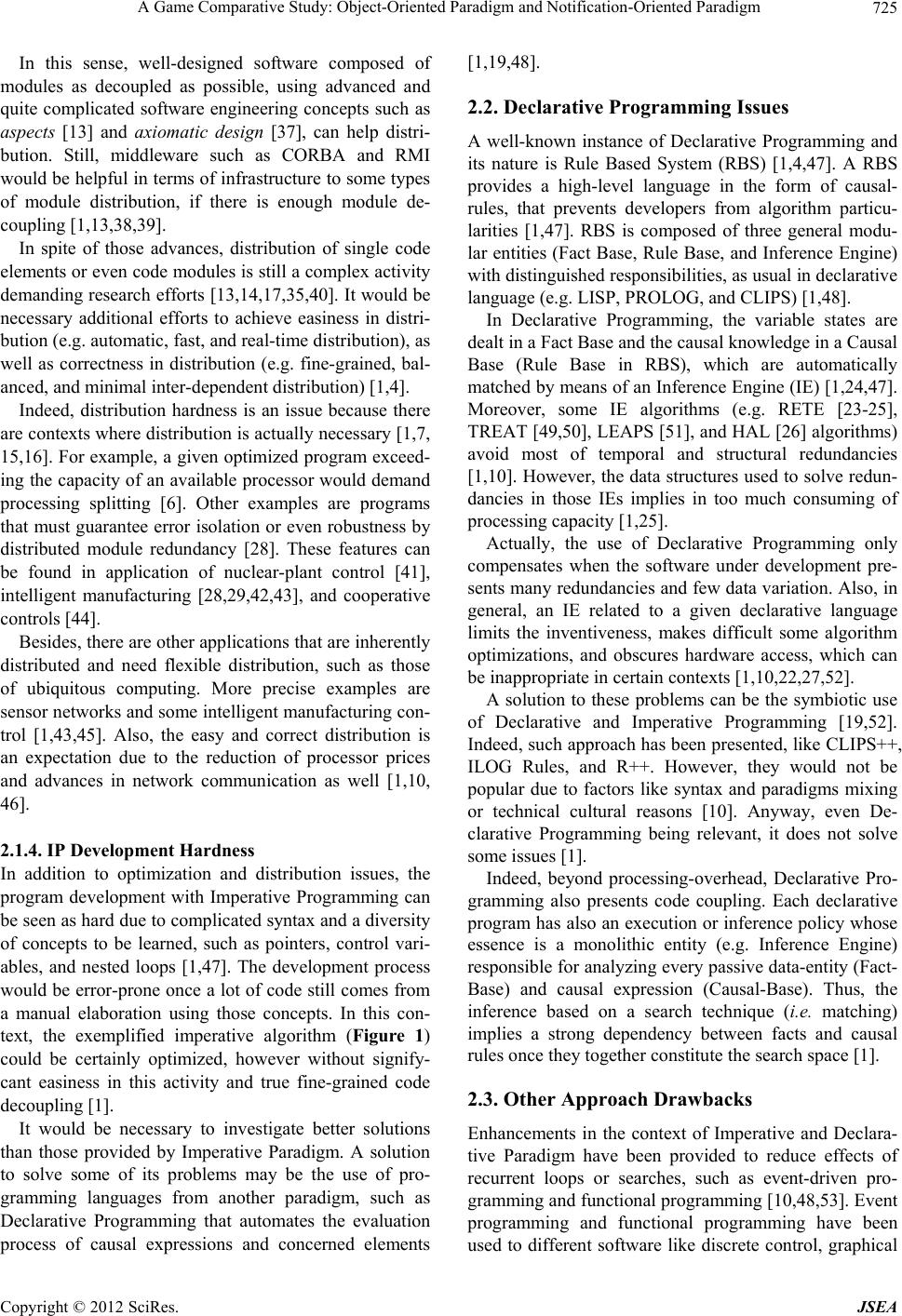 A Game Comparative Study: Object-Oriented Paradigm and Notification-Oriented Paradigm