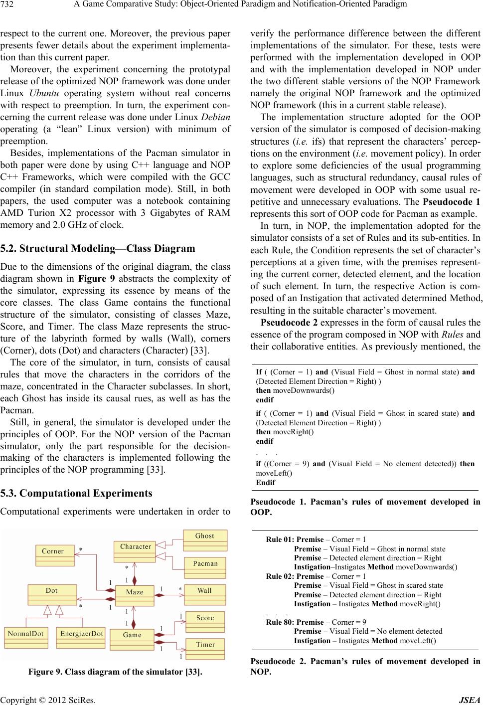 A Game Comparative Study: Object-Oriented Paradigm and Notification-Oriented Paradigm