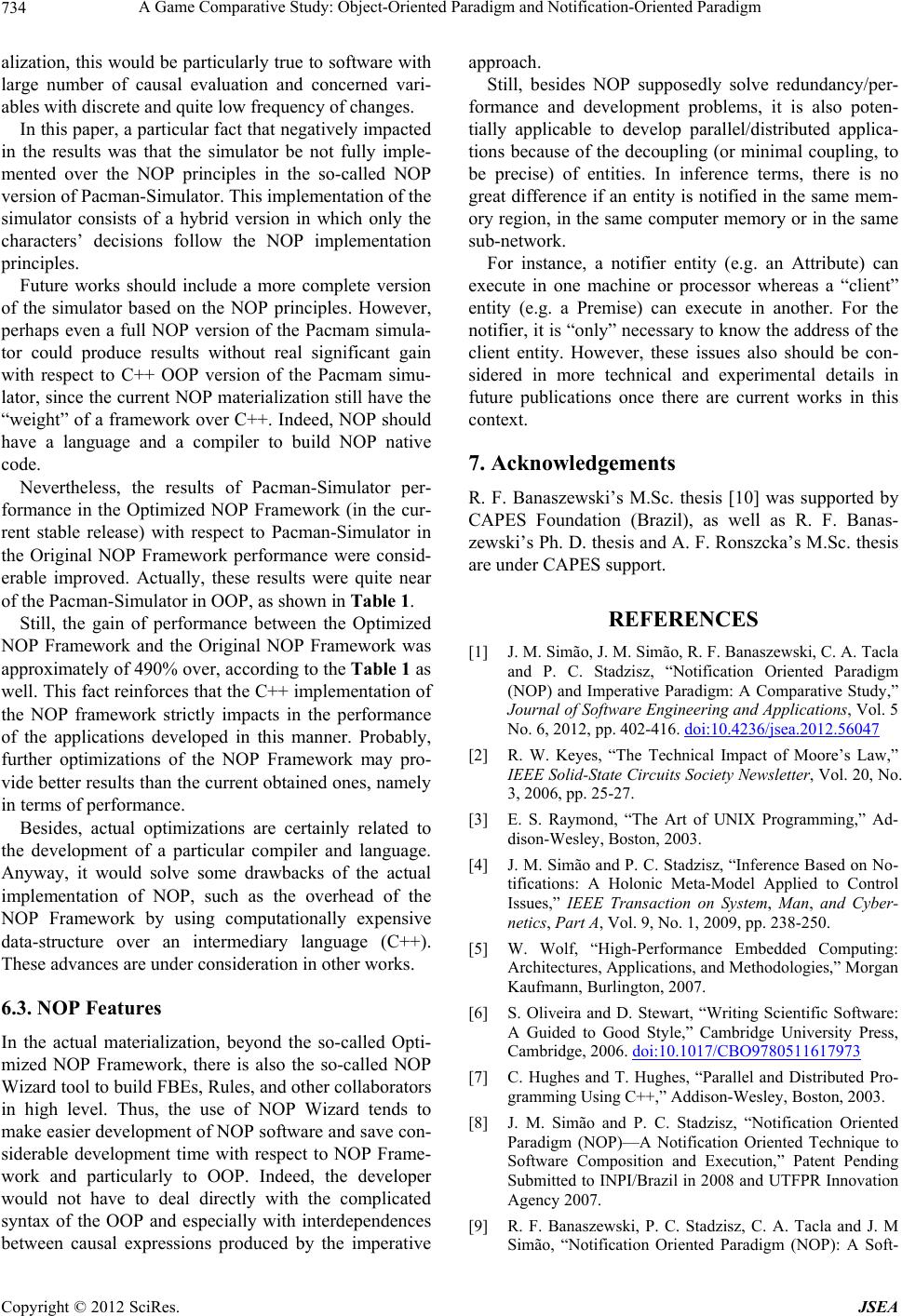 A Game Comparative Study: Object-Oriented Paradigm and Notification-Oriented Paradigm
