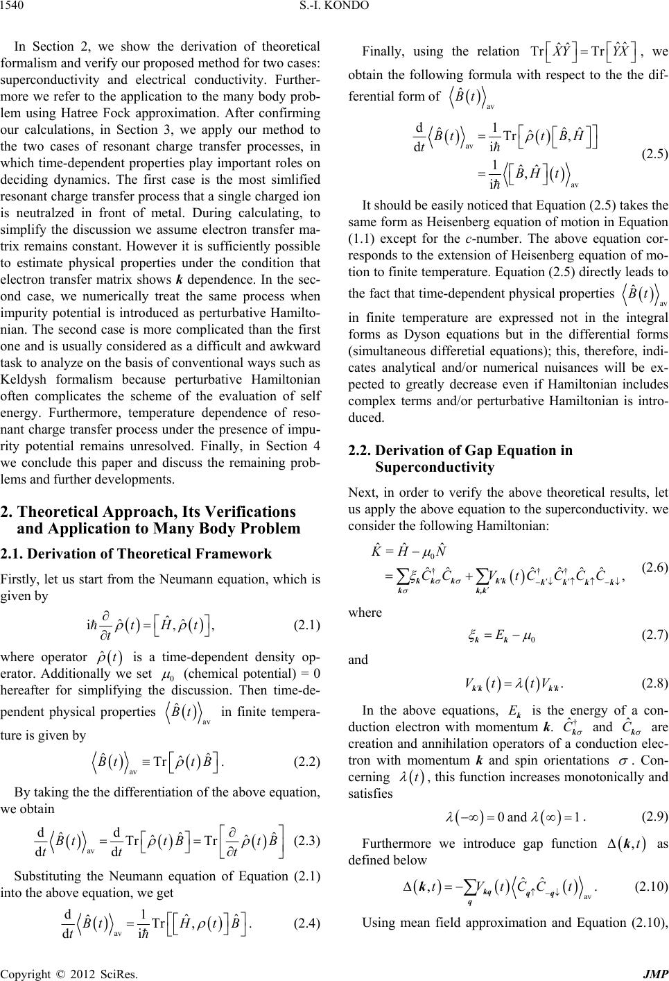 New Neumerical Method to Calculate Time-Dependent Quantum Properties in ...