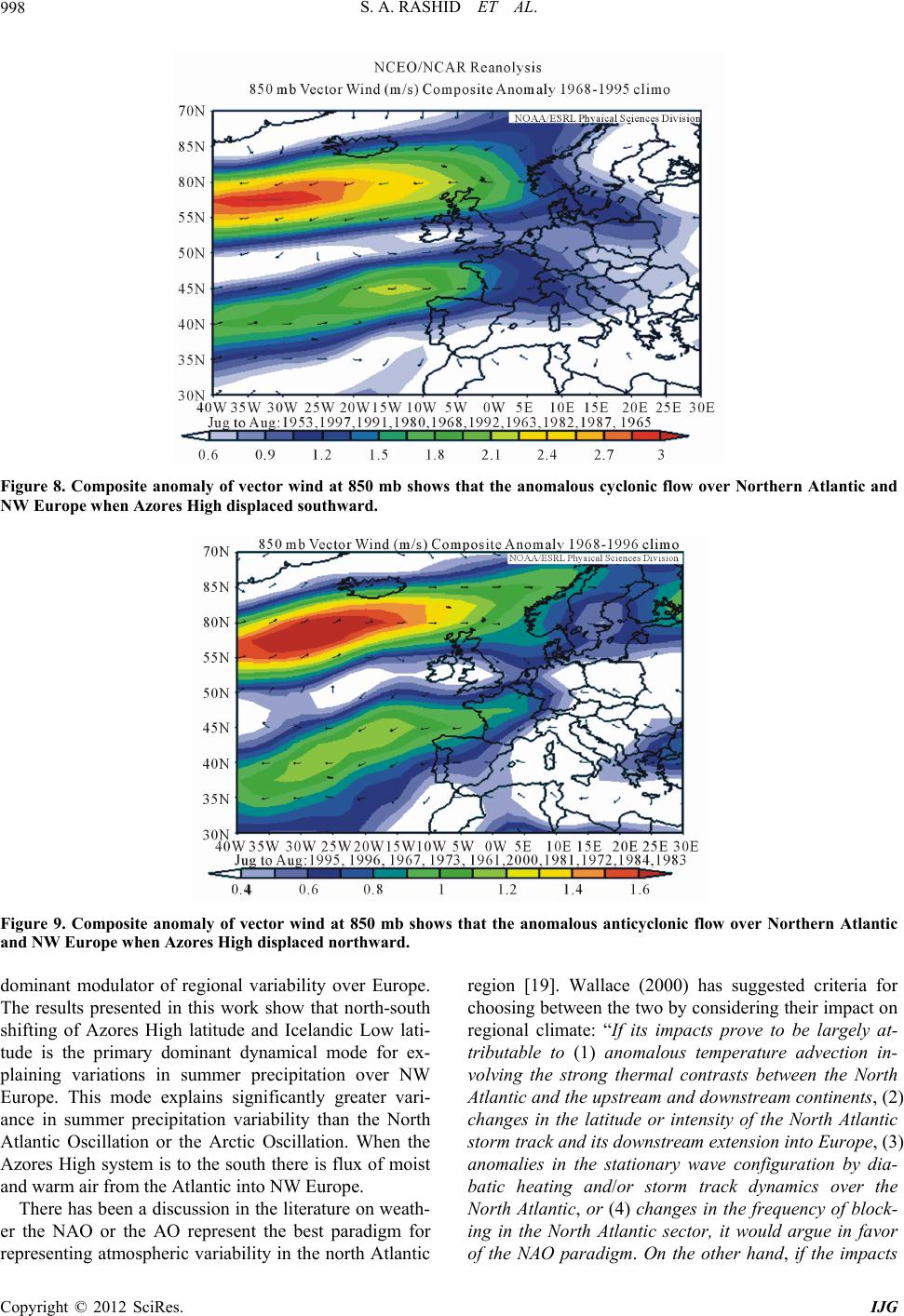 Impact of North-South Shift of Azores High on Summer Precipitation over ...