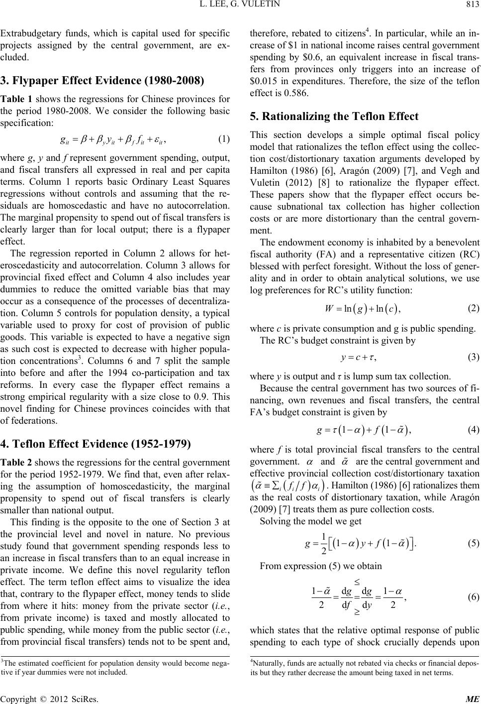 The Flypaper and Teflon Effects: Evidence from China