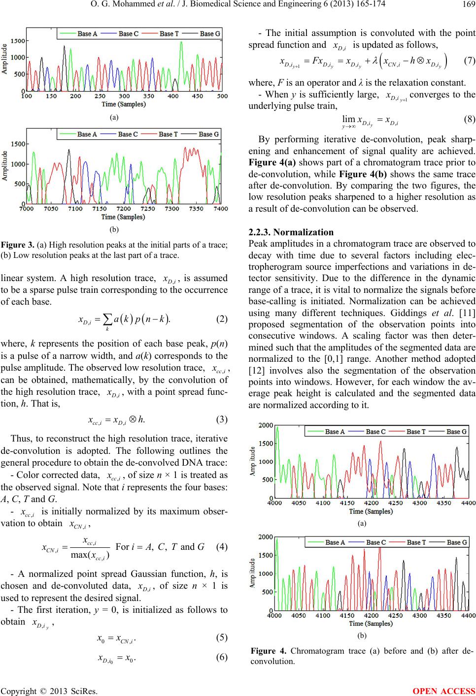 Novel algorithms for accurate DNA base-calling