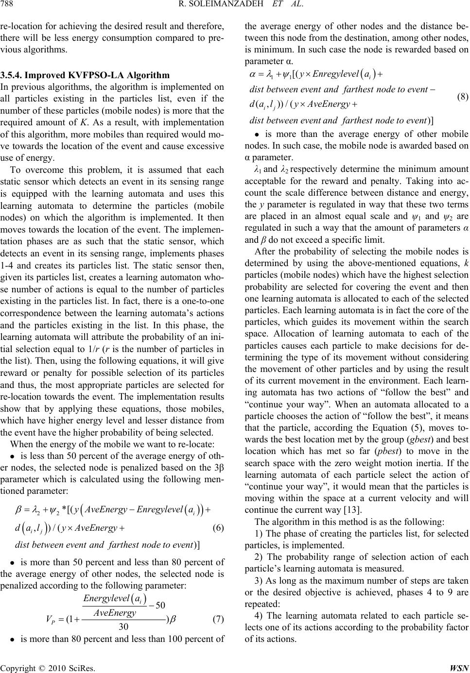 Improved Dynamic K Coverage Algorithms In Mobile Sensor Networks
