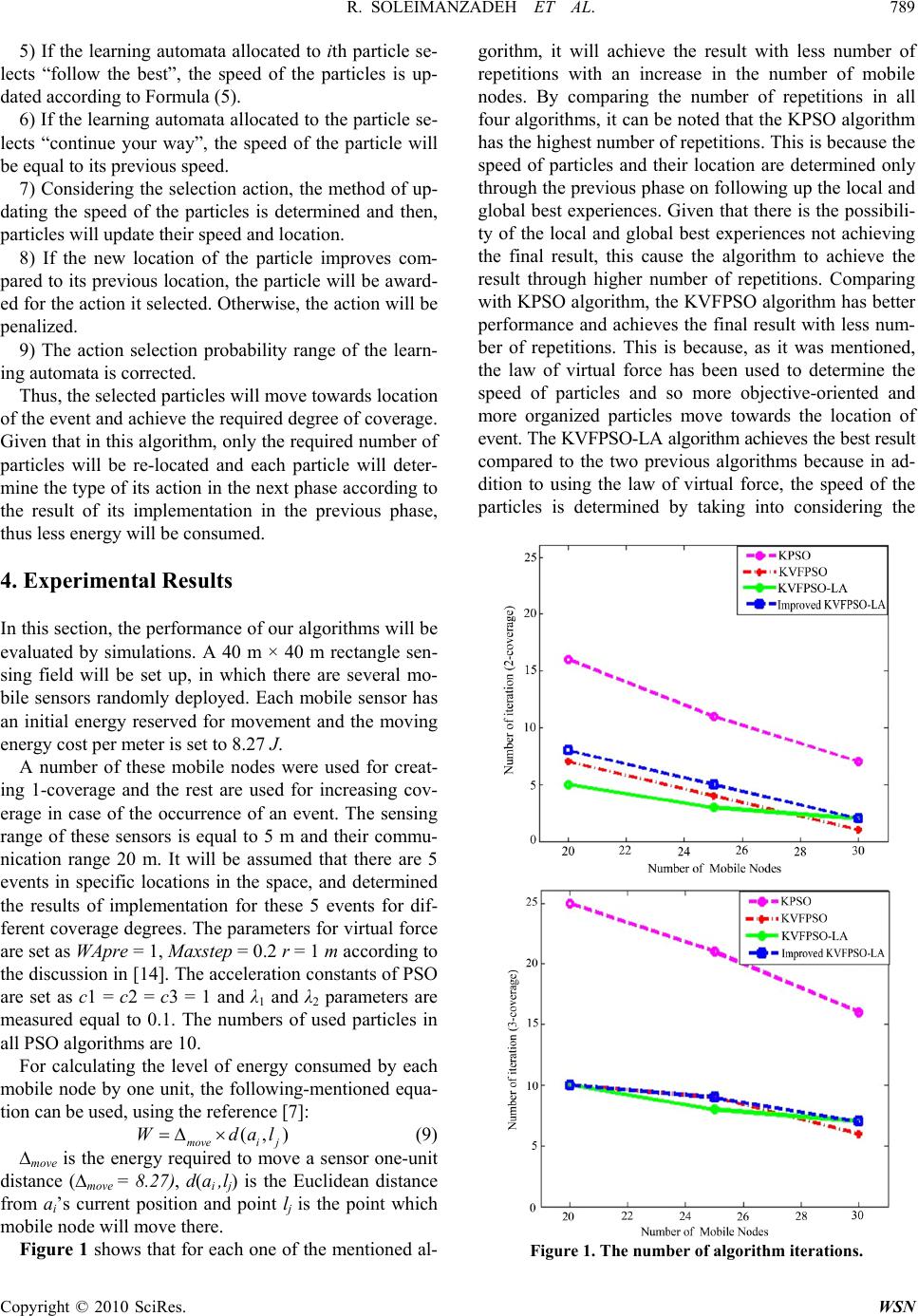 Improved Dynamic K Coverage Algorithms In Mobile Sensor Networks