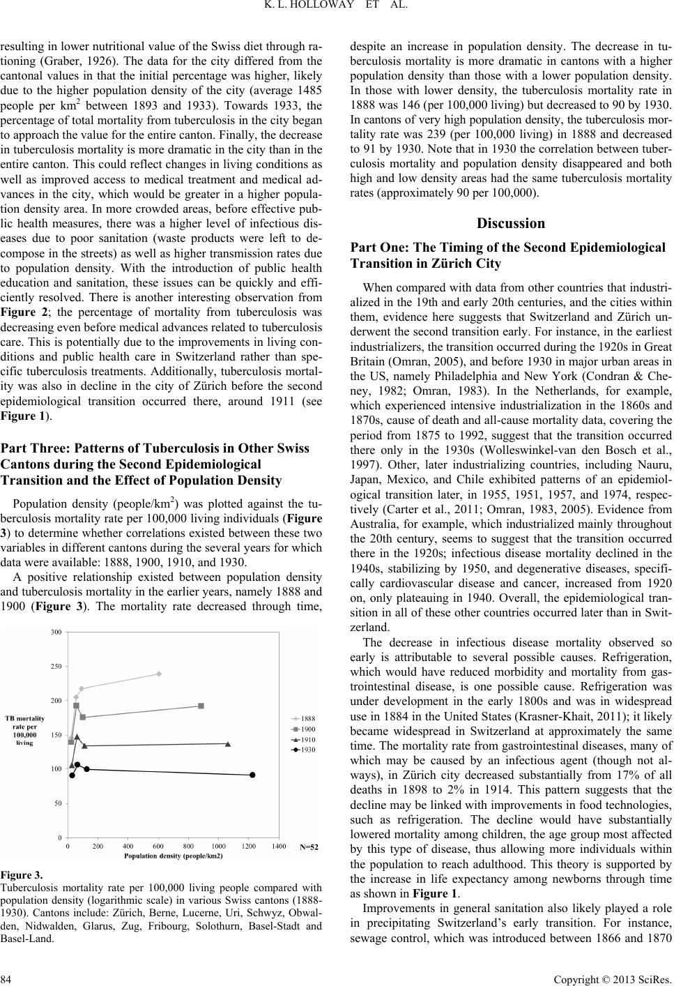 Secular Trends in Tuberculosis during the Second Epidemiological ...