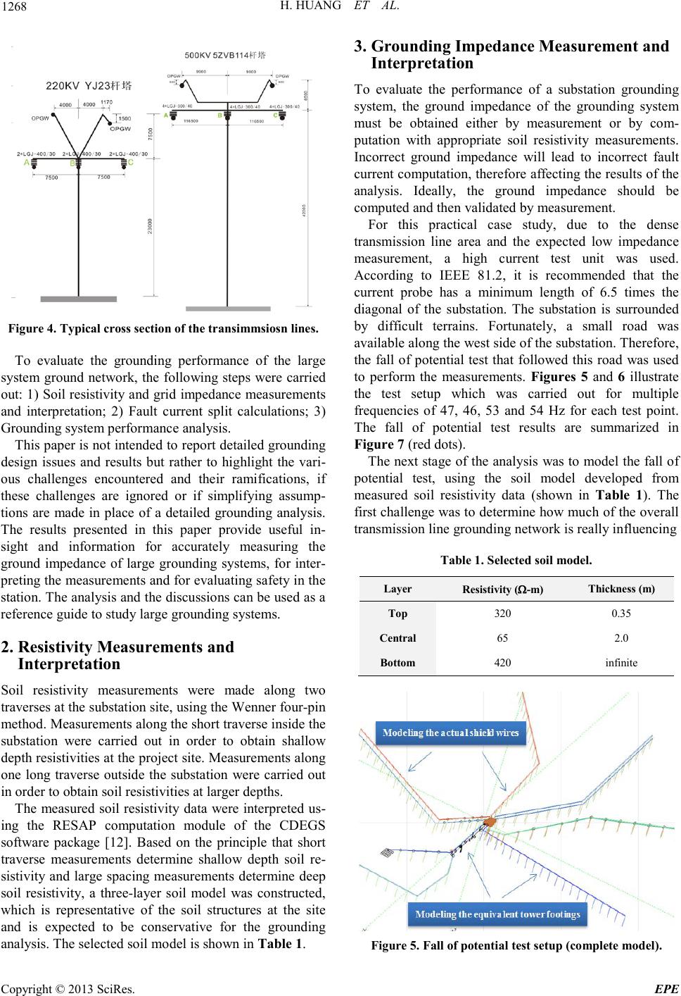 Analysis of a Large Grounding System and Subsequent Field Test ...