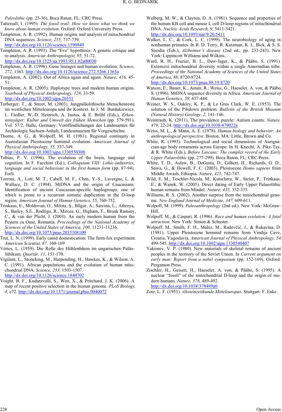 African Eve: Hoax or Hypothesis?