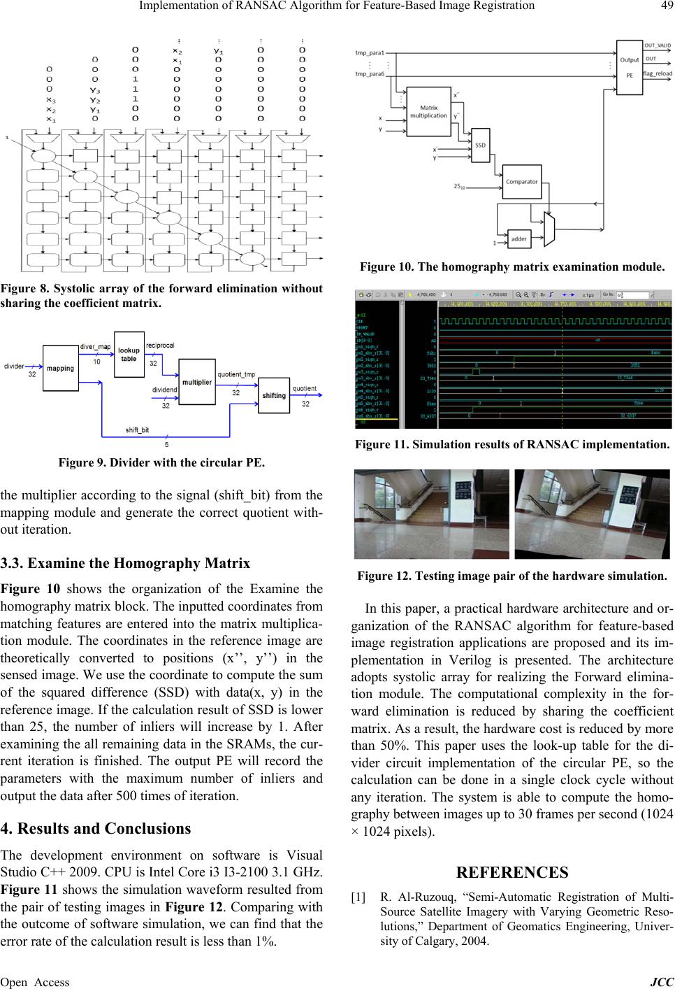 Implementation of RANSAC Algorithm for Feature-Based Image Registration