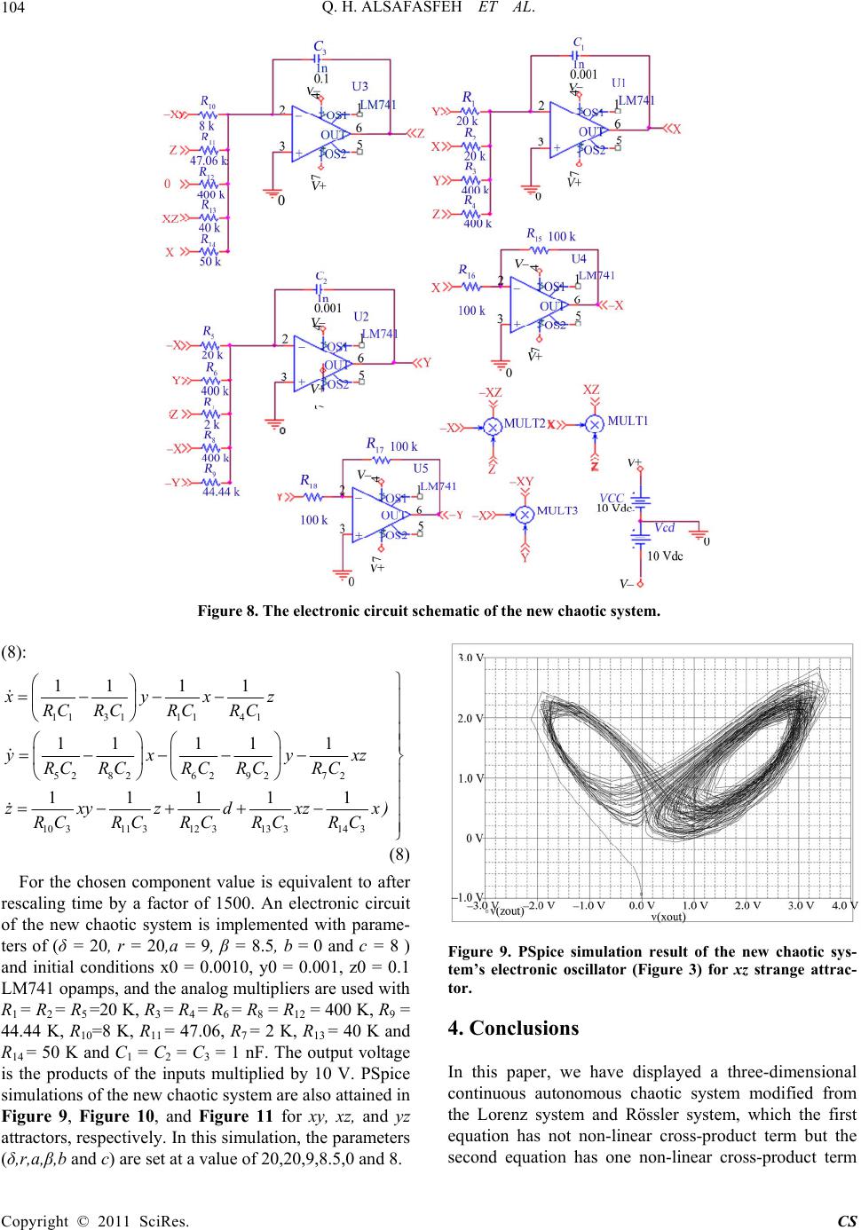 A New Chaotic Behavior from Lorenz and Rossler Systems and Its ...