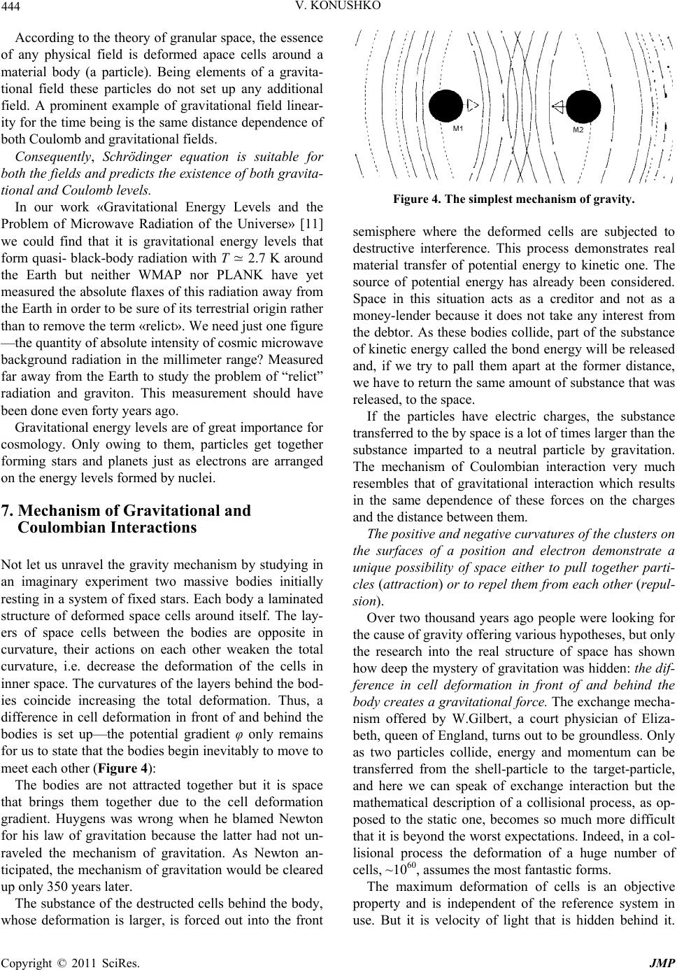 Lorentz’s Transformations and Gravitation in the Granular Space Theory