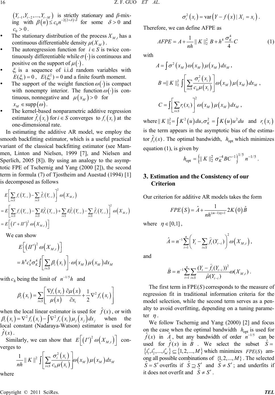 Nonparametric Lag Selection for Additive Models based on the Smooth Backfitting Estimator