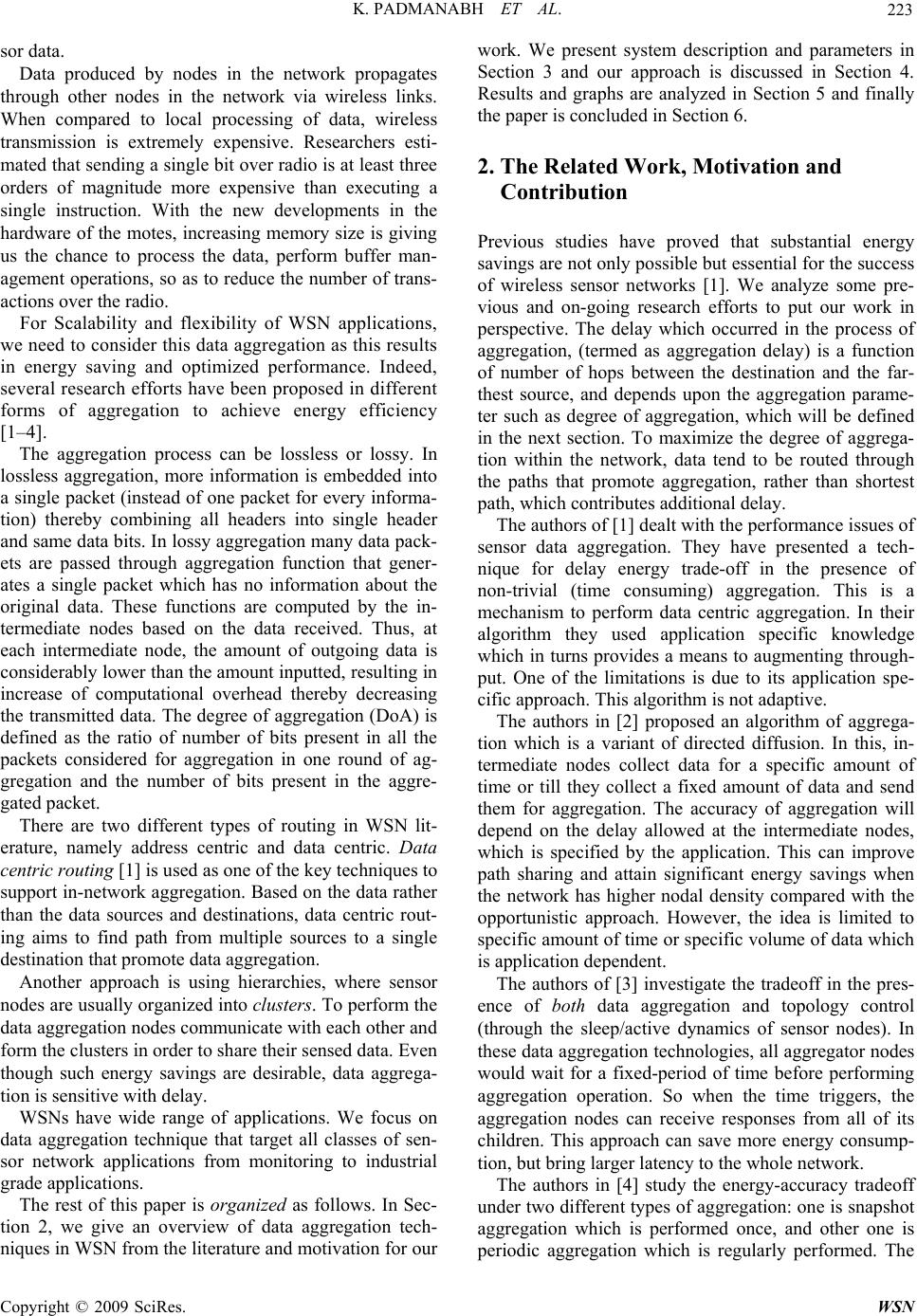 An Adaptive Data Aggregation Algorithm In Wireless Sensor Network With Bursty Source