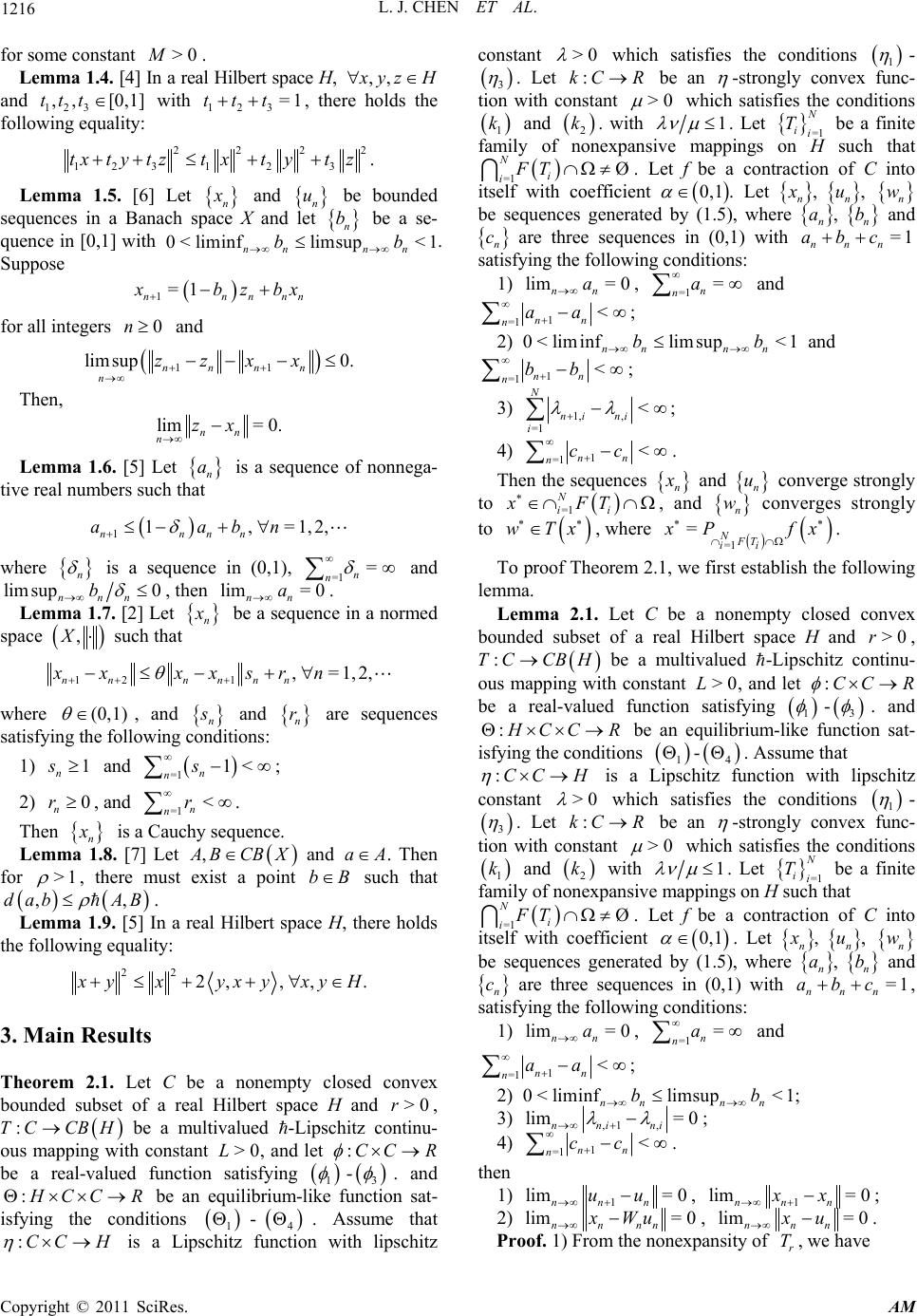 Strong Convergence of an Iterative Method for Generalized Mixed Equilibrium Problems and Fixed ...
