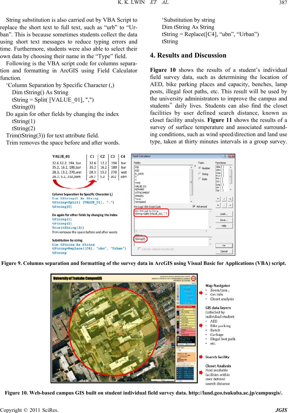 Web-based GIS System for Real-time Field Data Collection Using Personal ...
