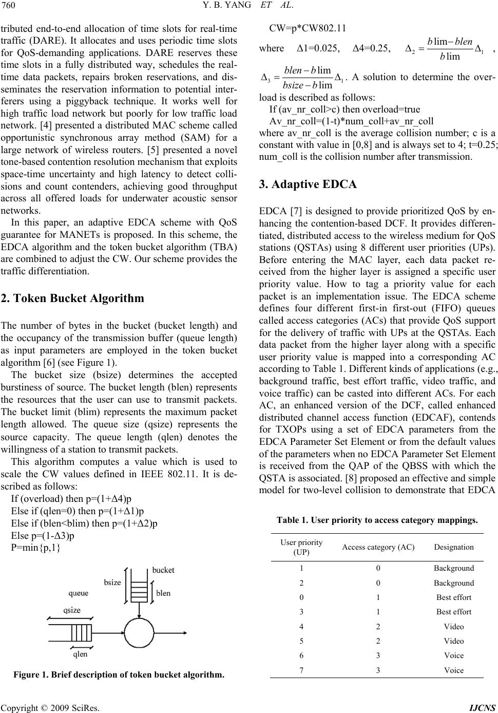 A MAC Scheme with QoS Guarantee for MANETs