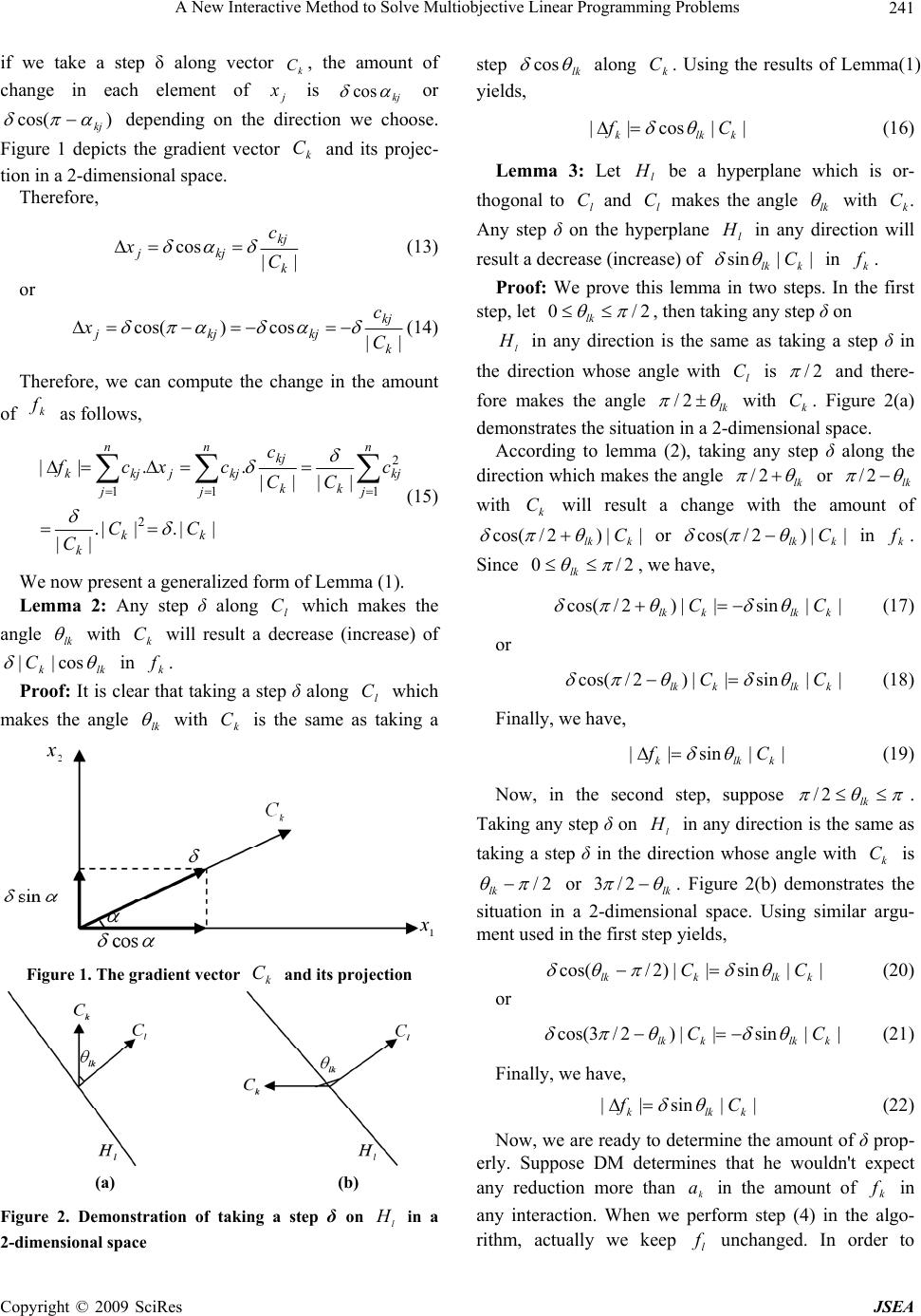 A New Interactive Method To Solve Multiobjective Linear Programming Problems